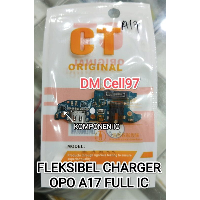 Jual Fleksibel Charger OPPO A17 FULL KOMPONEN IC Flexibel Flexible Konektor Carger Papan Cas PCB ...