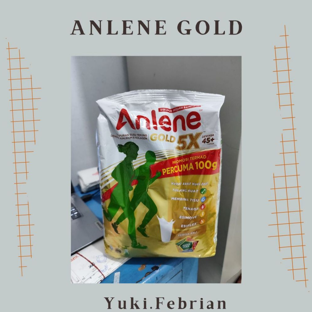 Jual Anlene Gold 5x (950g + Bonus 100 g) | Shopee Indonesia