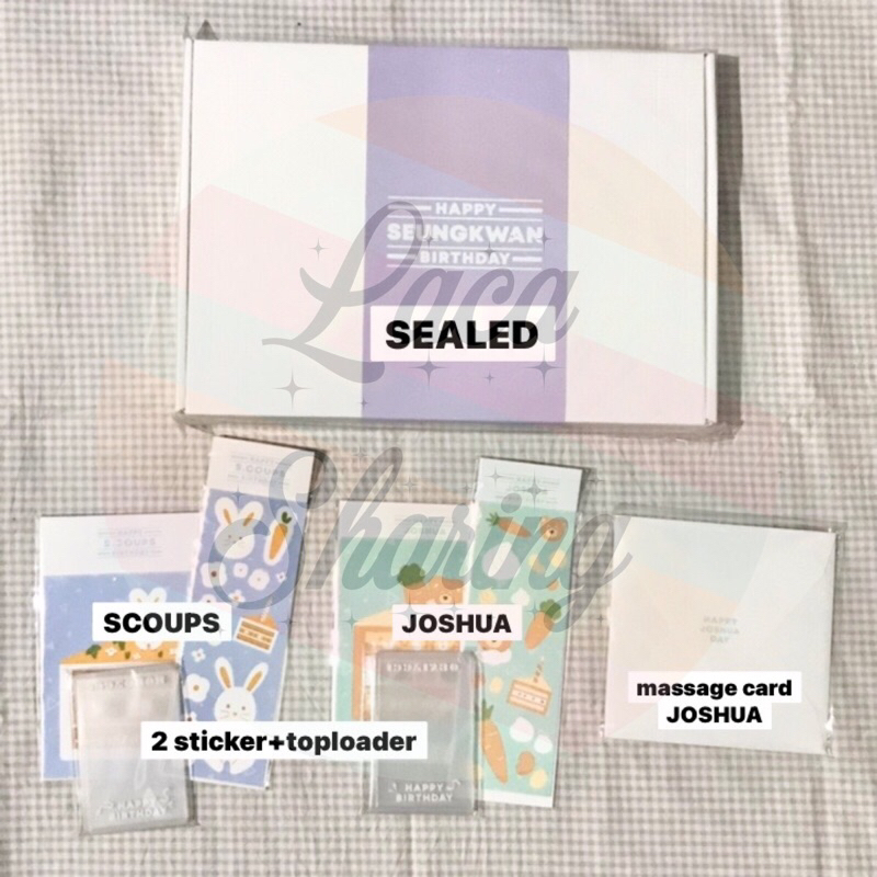 Jual [READY] Merch Birthday Box Ver.3 SEVENTEEN SCOUPS JOSHUA SEUNGKWAN | Shopee Indonesia