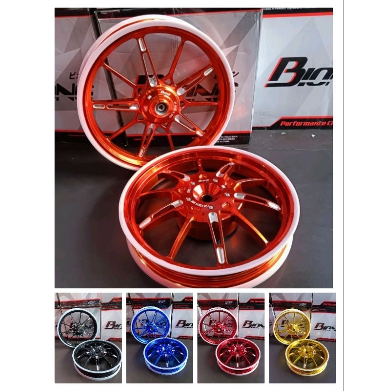 Jual VELG RACING BIONG CNC X SPEED 14X215 14X185 BEAT SCOOPY VARIO 125 ...