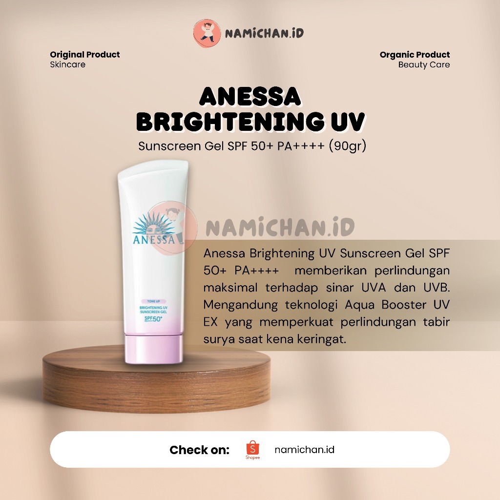 Jual [ PO Japan Oktober 2025 ] Anessa Brightening UV Sunscreen Gel SPF ...