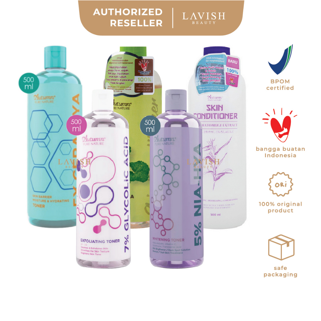 Jual AUTUMN Toner Skin Conditioner with Hatomugi Extract // Centella ...