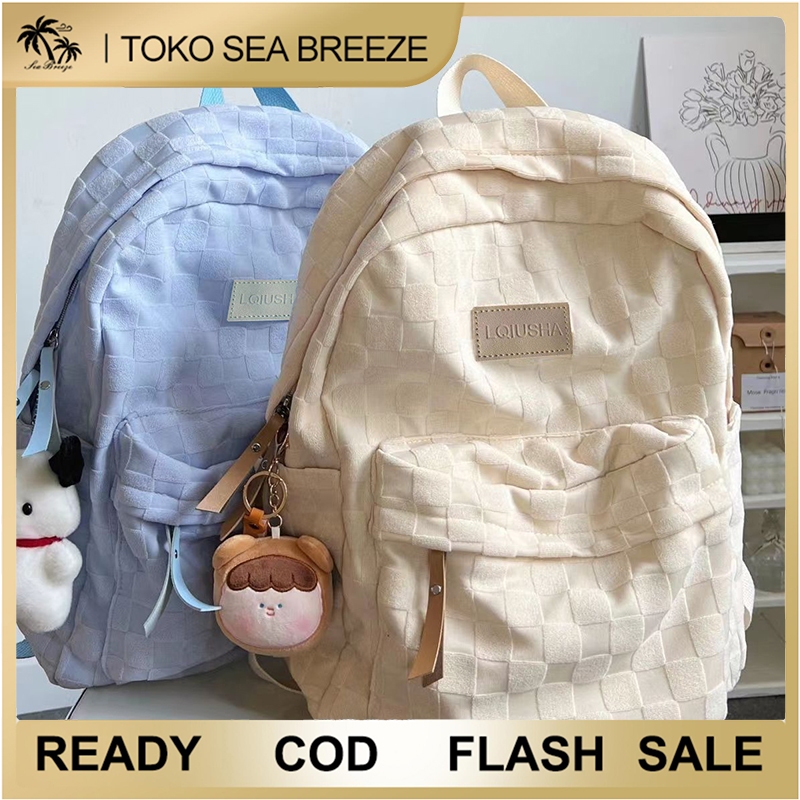 Jual Ready COD HOT Tas Backpacks kuliah ransel lucu korea Tas Ransel ...