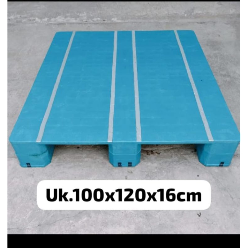 Jual palet plastik model plat rata second berkualitas kapasitas MX 4 ...