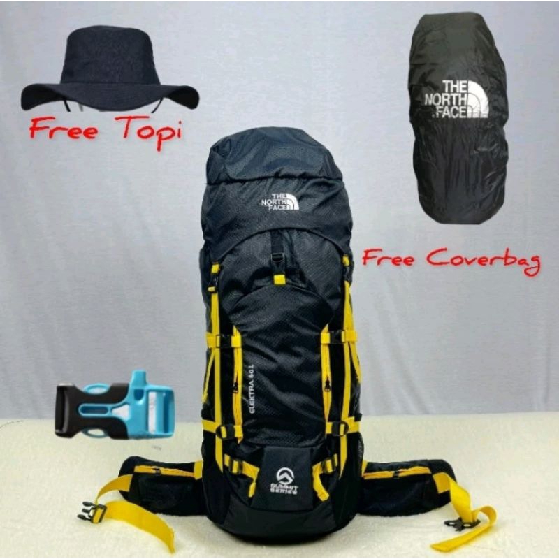 Jual Tas Gunung TNF 60L Tas Ransel Gunung 60Liter Tas Carrier Tas Outdoor Tas Hiking Camping ...