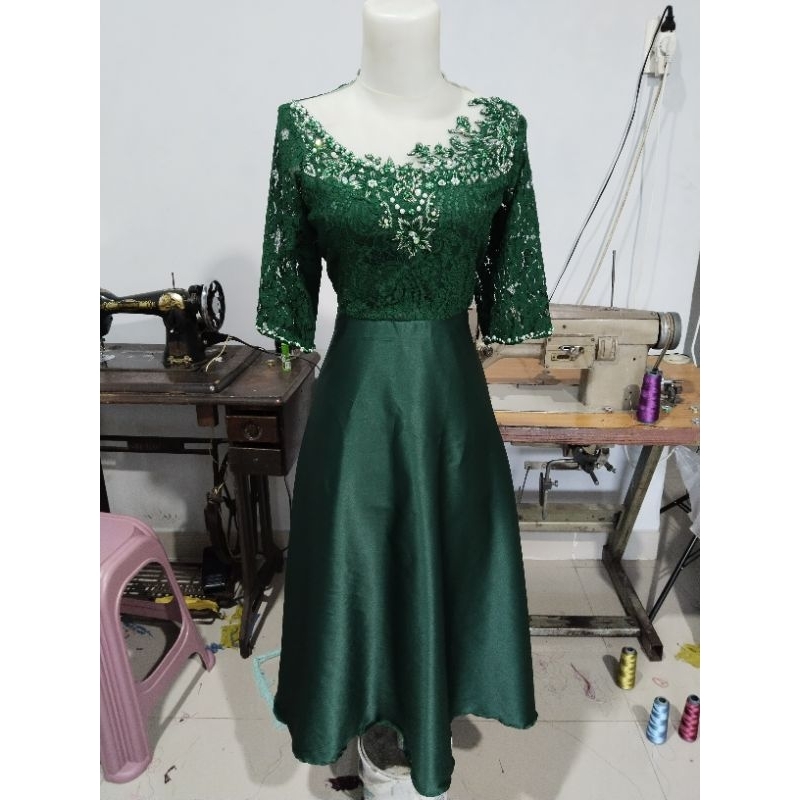 Jual gaun natal, gaun simple berpayet | Shopee Indonesia