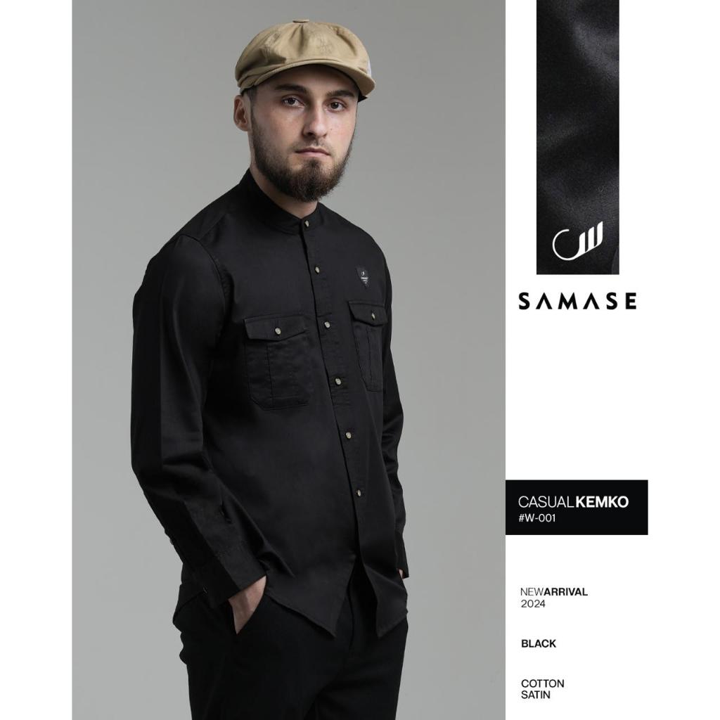 Jual SAMASE Kemko Casual W001 Kemeja Koko Pakaian Muslim Pria Dewasa ...