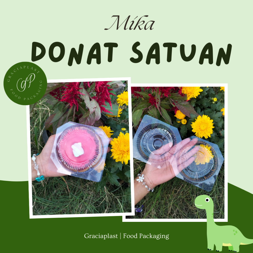 Jual MIKA DONAT BULAT/ TRAY DONAT BENING/ MIKA ROTI MURAH ISI 50PCS ...