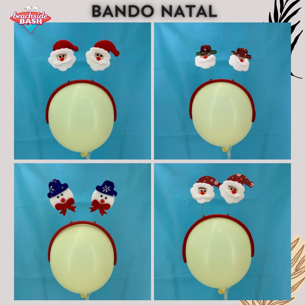 Jual bando natal bando santa klaus bando christmas | Shopee Indonesia