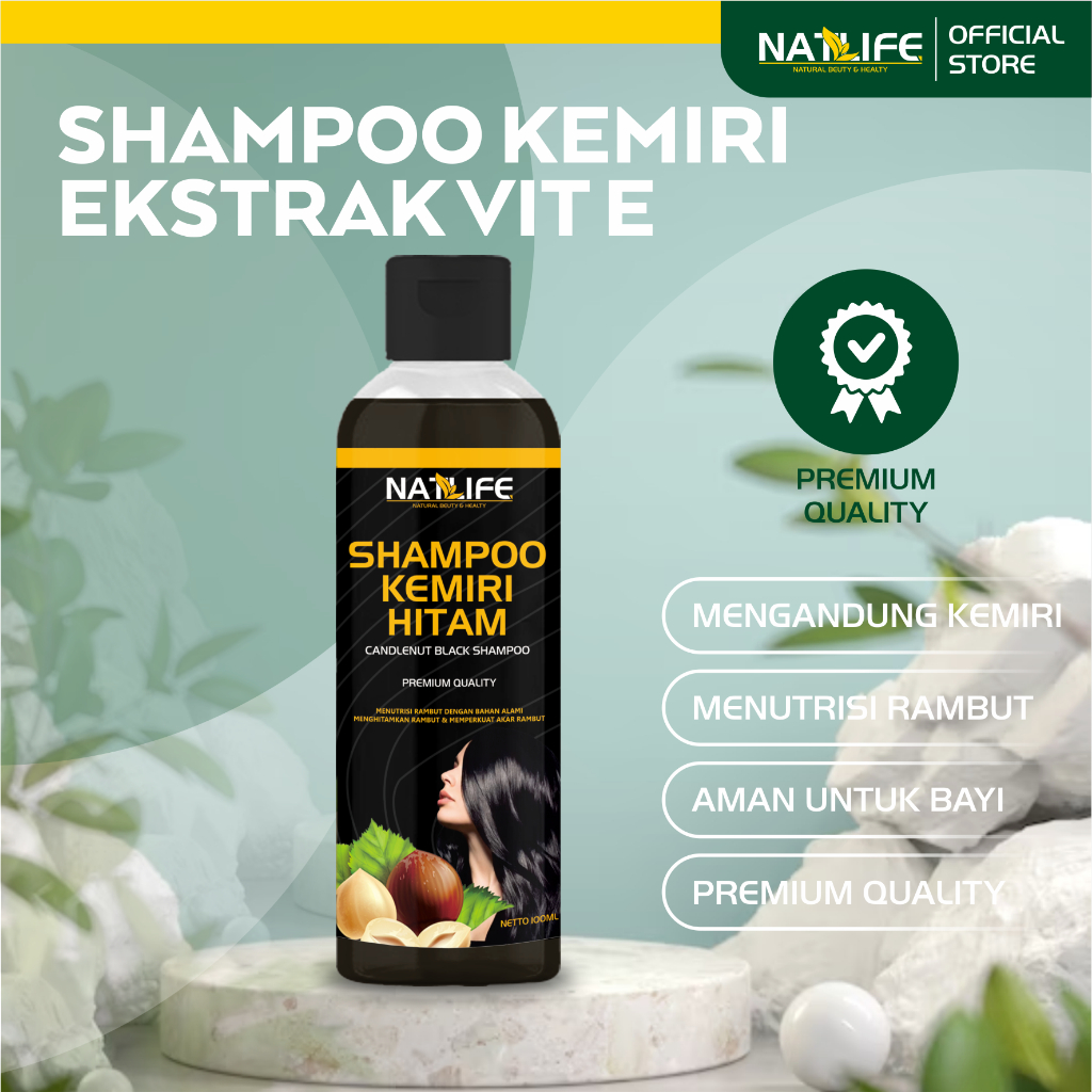 Jual SHAMPOO KEMIRI HITAM NATLIFE 100ML SHAMPO EXTRAK KEMIRI | Shopee ...