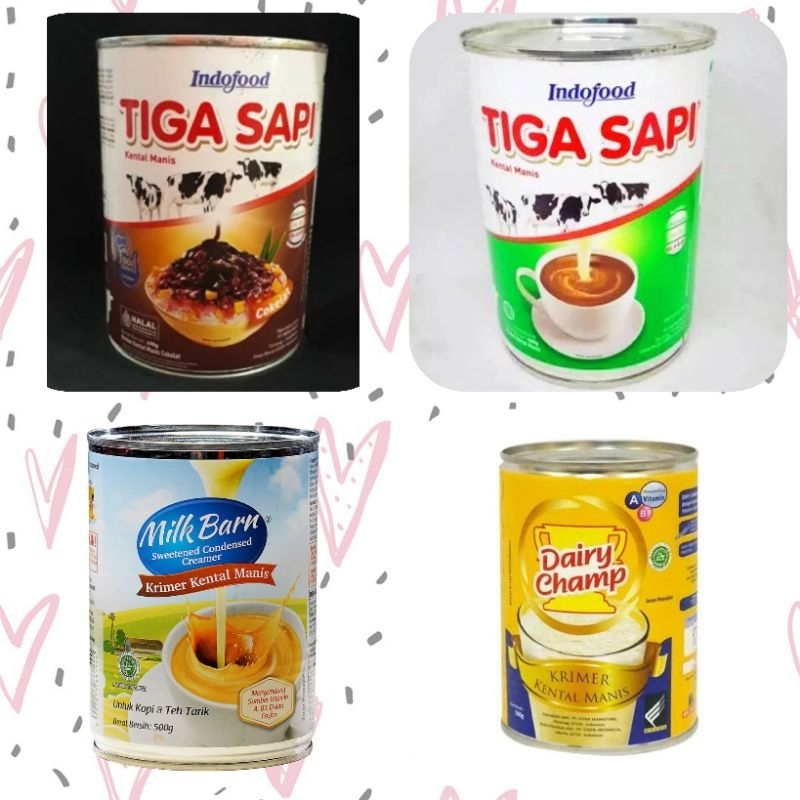 Jual SKM DAIRY CHAMP, 3 SAPI, DAIRY CROWN, MILK BARN KALENG | Shopee ...