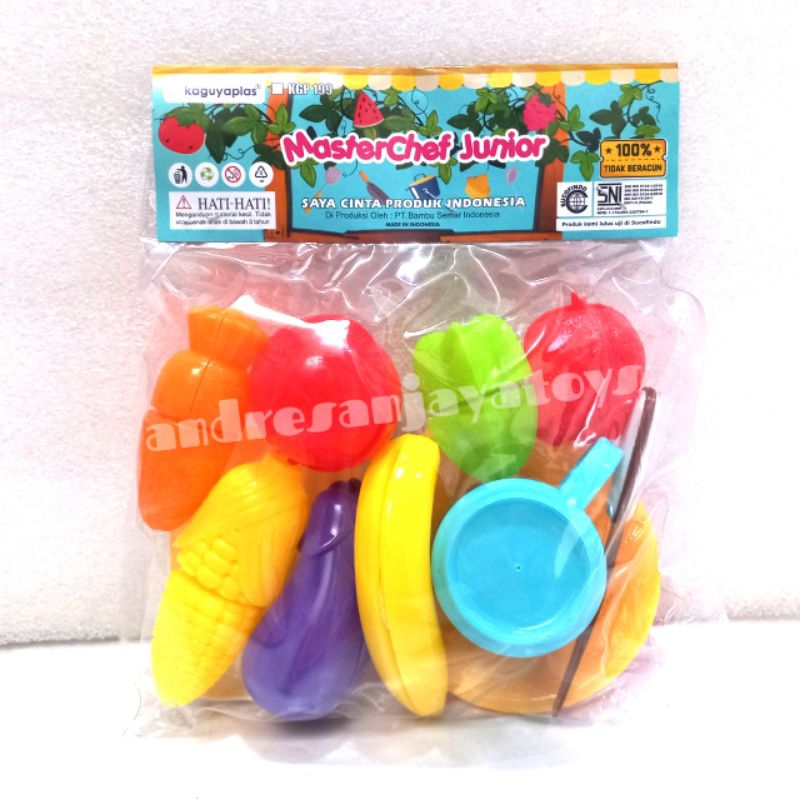 Jual Mainan Buah Dan Sayur Potong Masterchef Junior | Shopee Indonesia