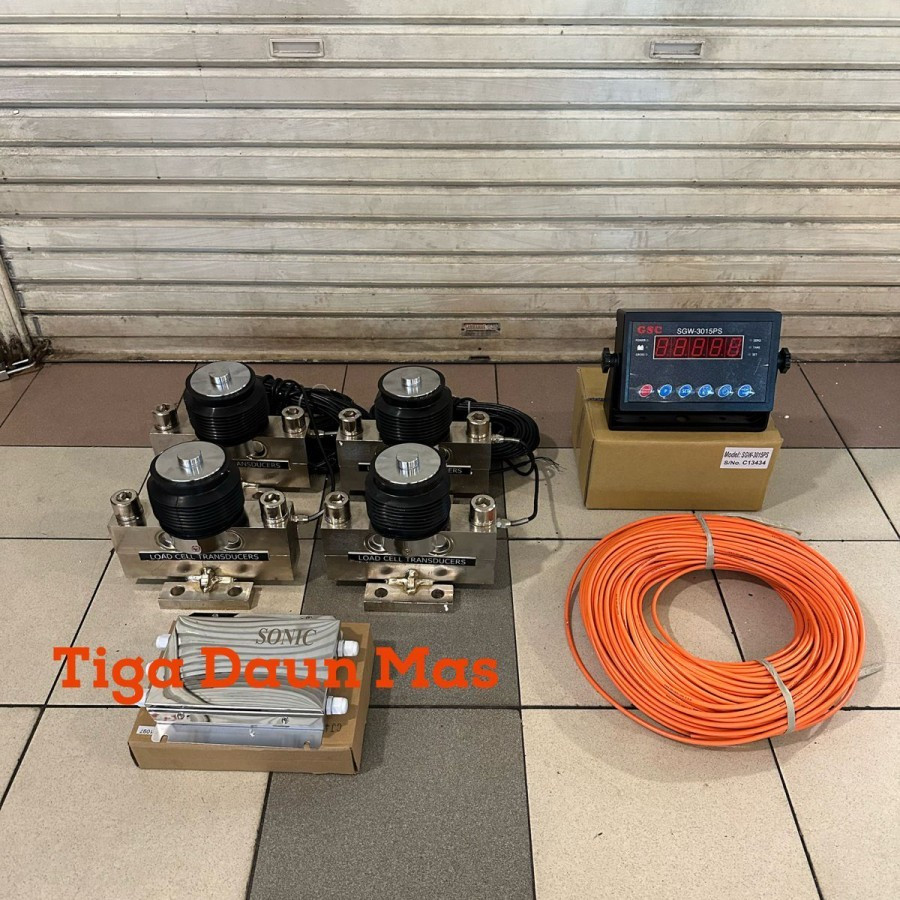 Jual Paket Jembatan Timbang 4 PC Load Cell Keli QS 30 Ton + Indikator SGW 3015PS + Junction Box ...