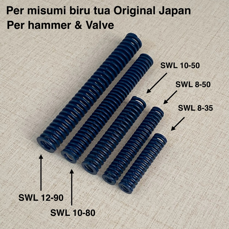 Jual Per Spring Misumi-Vona warna biru tua original japan import ...