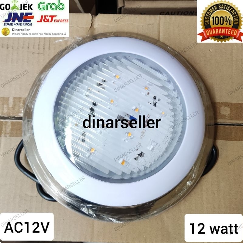 Jual LAMPU KOLAM RENANG LED UNDERWATER 12 WATT SWIMMING POOL AC12V ...