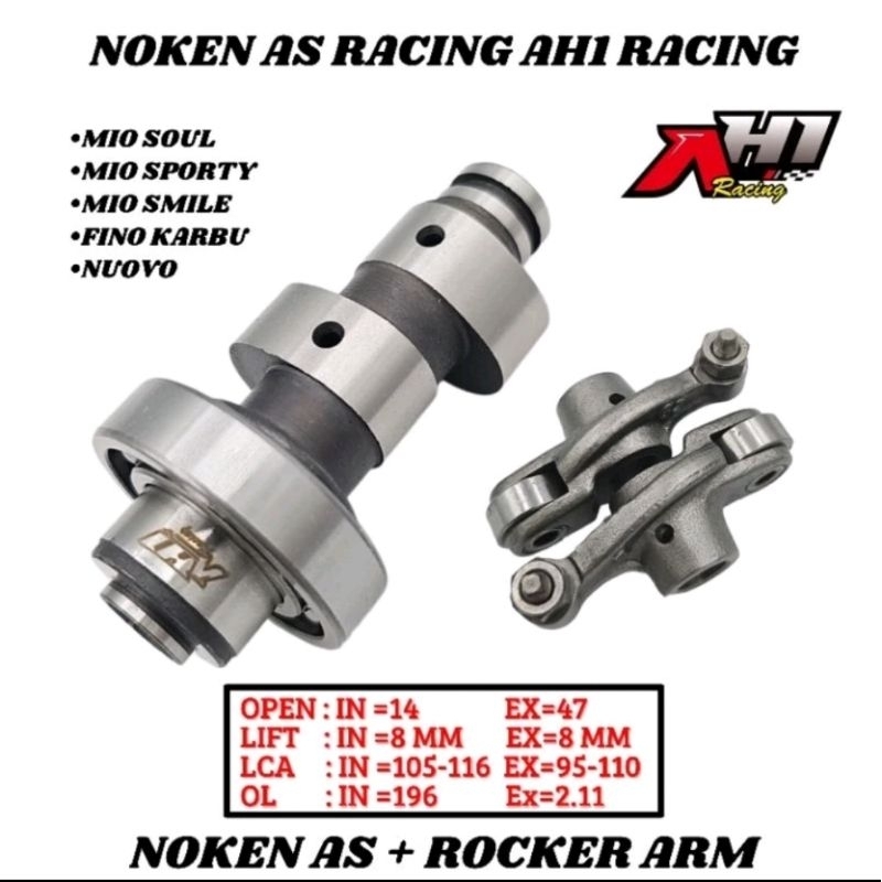 Jual PAKET NOKEN AS CAM RACING RRA MIO SPORTY MIO SOUL MIO SMILE ...