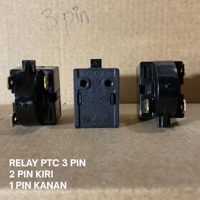 Jual RELAY PTC KULKAS 3 PIN KANAN - KIRI (2 KIRI & 1 KANAN) | Shopee ...