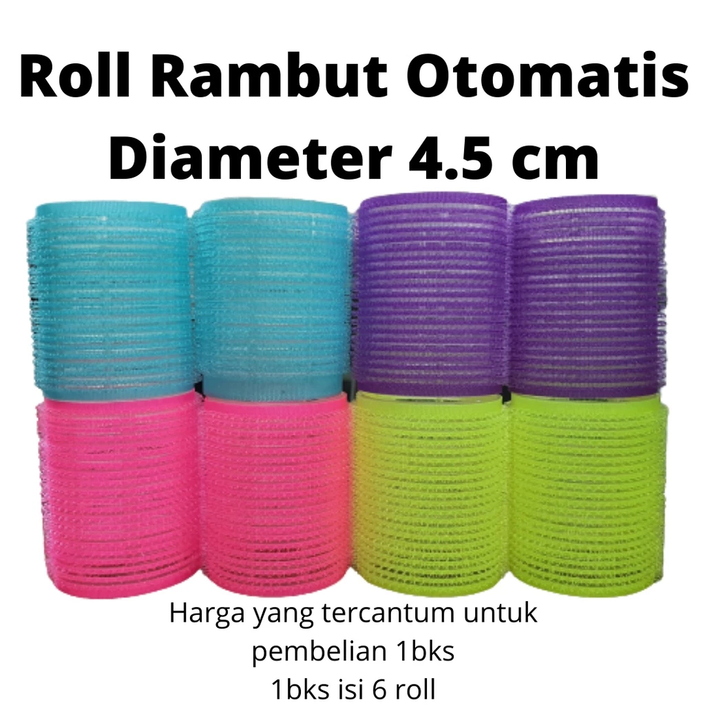 Jual Rol rambut besar isi 6 pcs rol otomatis | Shopee Indonesia