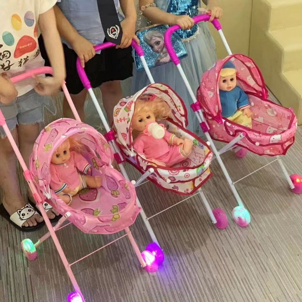 Jual Playfultoy Mainan Stroller Kereta Dorong Boneka Bayi Premium ...