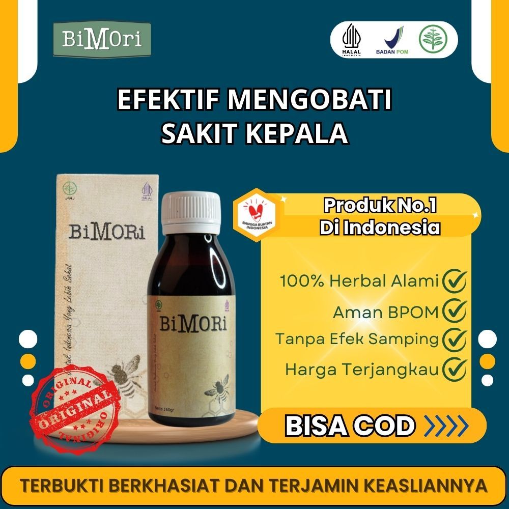 Jual Bimori Obat Sakit Kepala Pusing Muntah Vertigo Penyumbatan Pembulu ...