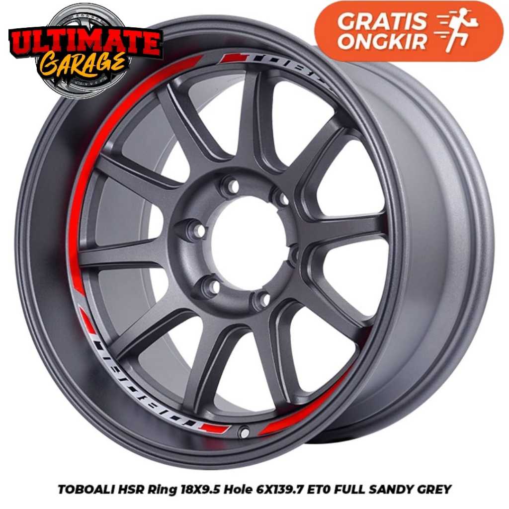 Jual Velg HSR TOBOALI Ring 18 Mobil Pajero Fortuner Model Lebar Gratis Spooring | Shopee Indonesia
