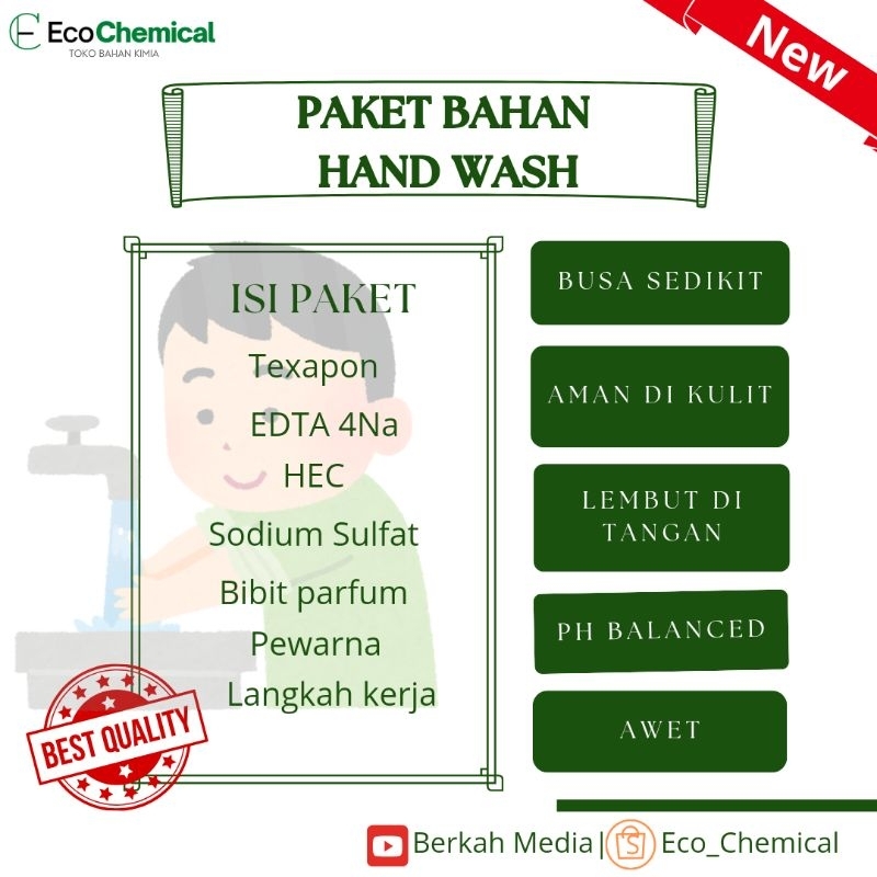 Jual PAKET BAHAN HAND WASH SABUN CUCI TANGAN | Shopee Indonesia