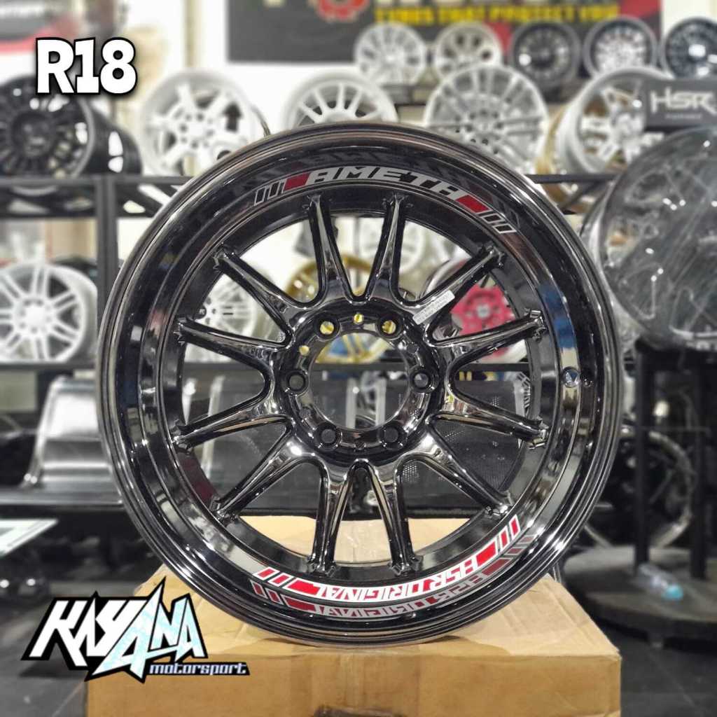 Jual VELG PAJERO, FORTUNER R18 HSR AMETH | VELG MOBIL RACING AMETH R18 ...