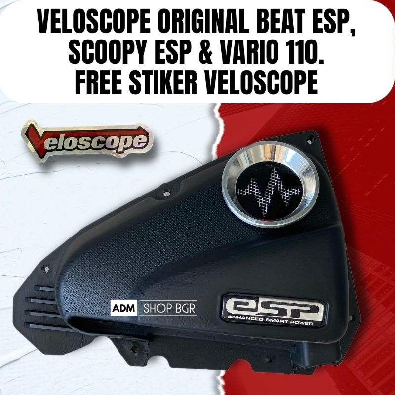 Jual VELOSCOPE ORIGINAL BEAT ESP SCOOPY ESP & VARIO 110 ESP/COVER ...