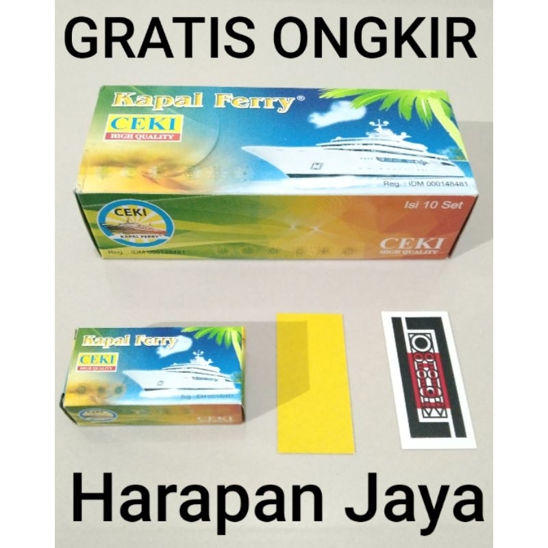 Jual Kartu Ceki KAPAL FERRY Original Per Slop ( ISI 10 SET KARTU ...