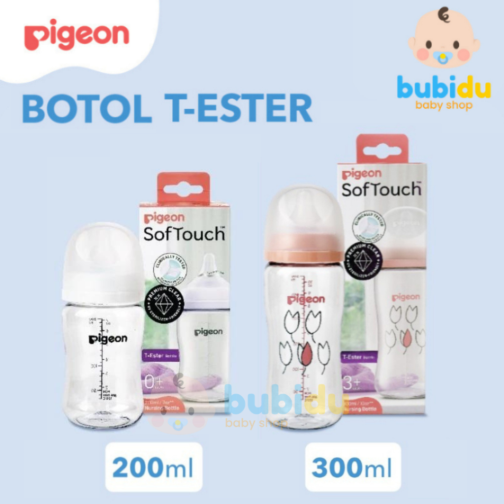 Jual PIGEON Botol T-Ester BPP Softouch 150ml 200ml 250ml 300ml | Perlengkapan Peralatan Dot ...