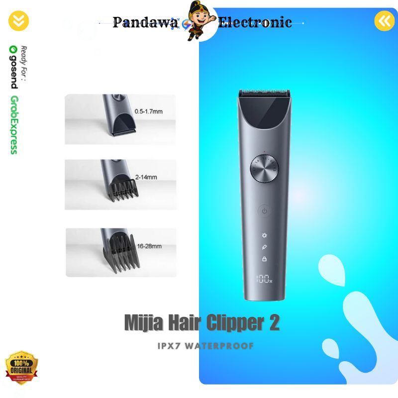 Jual Mijia Hair Clipper 2 IPX7 waterproof Haircut Machine Alat Cukur ...