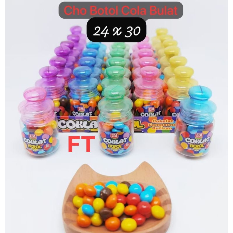 Jual Coklat botol cola bulat 30 pcs | Shopee Indonesia