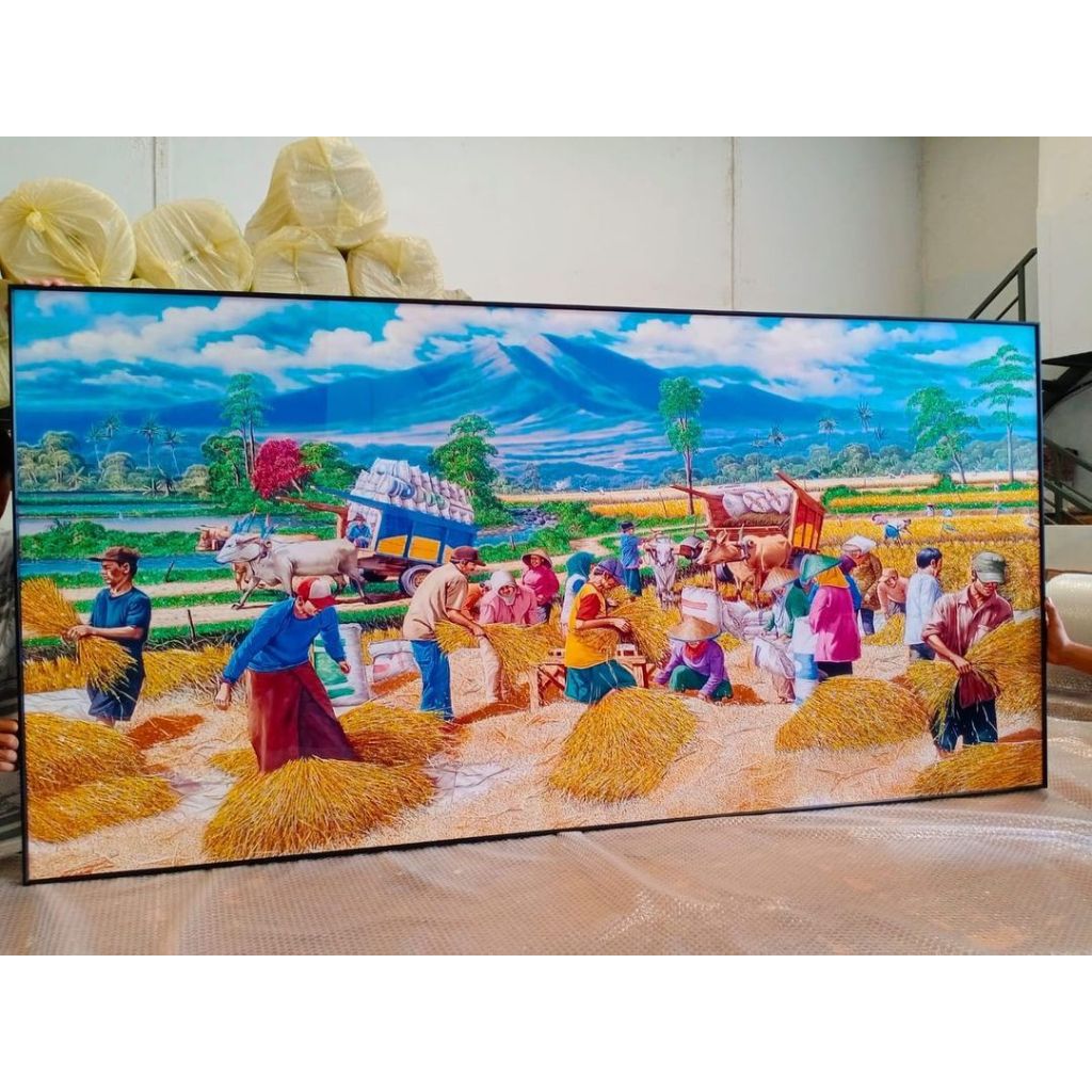 Jual Lukisan Dinding Diamond Crystal Painting 5 D Bentuk Persegi 3 In 1 ...