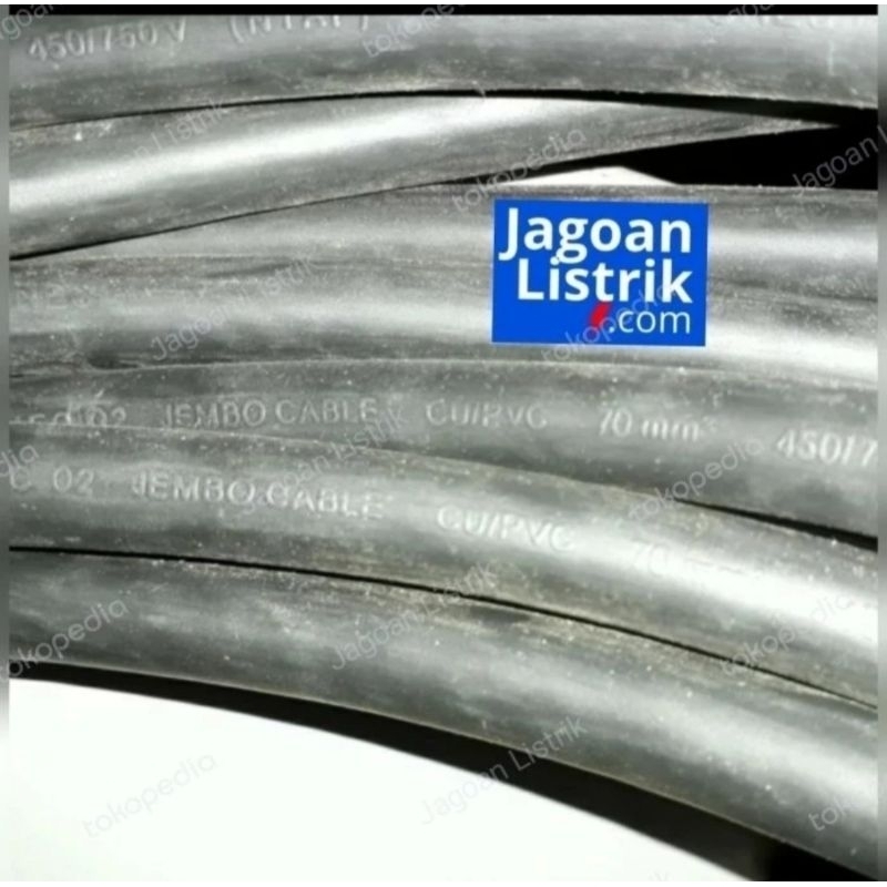 Jual Kabel Listrik Serabut NYAF 70 mm JEMBO NYAF 1 x 70 mm HITAM Ecer | Shopee Indonesia