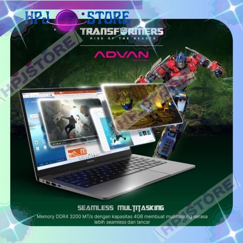 Jual LAPTOP ADVAN TBOOK X TRANSFORMER INTEL N100 14" 4/128 FREE WINDOWS ...