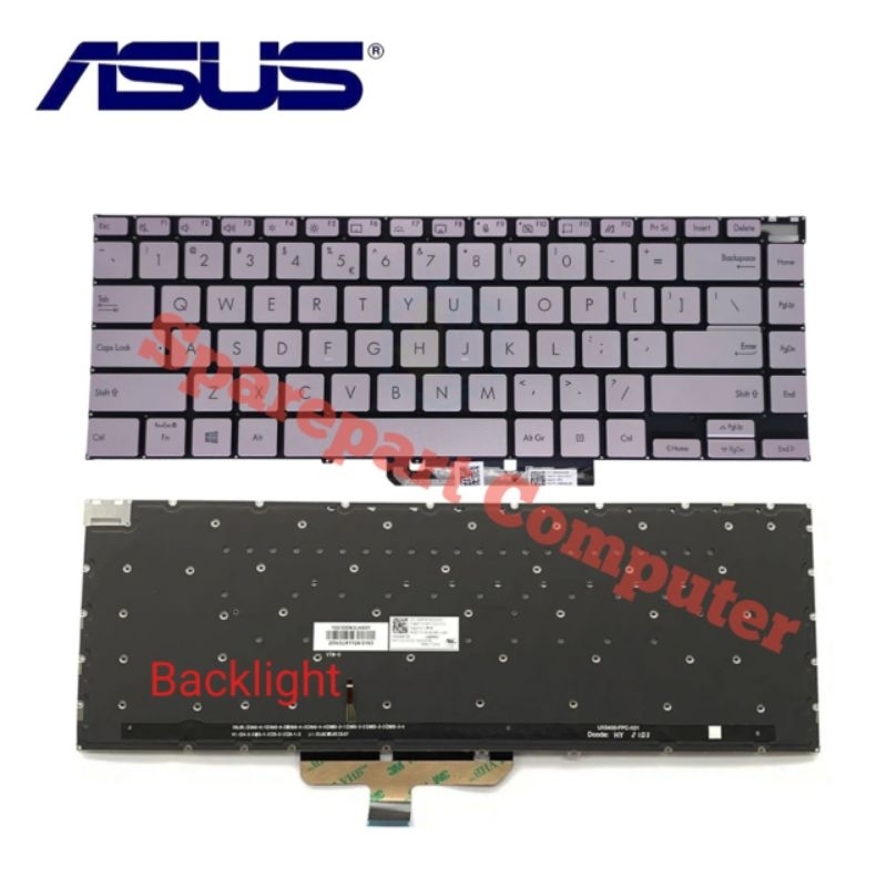Jual Keyboard Asus Zenbook 14X OLED UX5400 UX5400EG UX5401 UX5401E ...