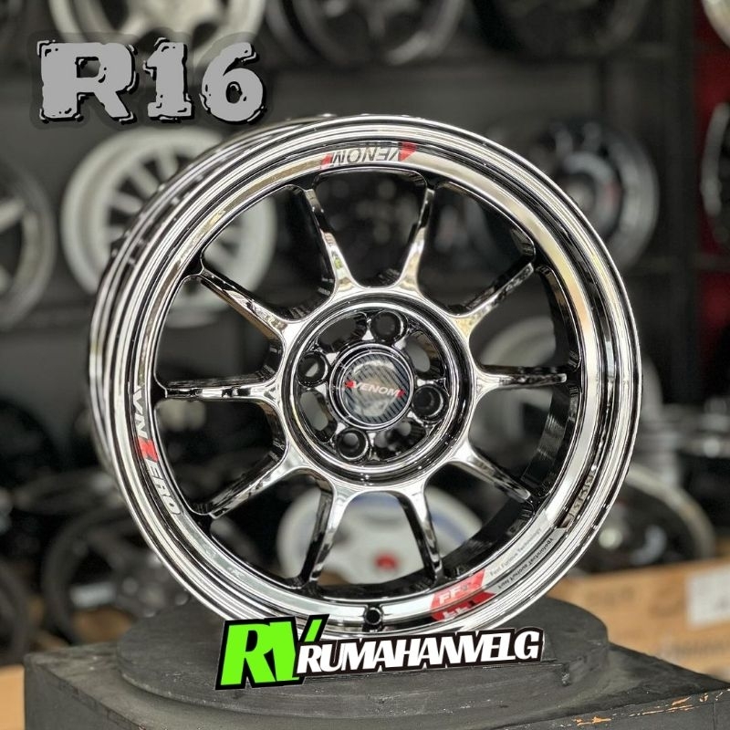 Jual harga velg mobil racing R16 VENOM ZERO JF LUXURY LEBAR 7 velg ...