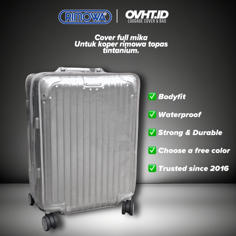 Jual OVHT.ID cover koper untuk koper rimowa topas tintanium koper ...