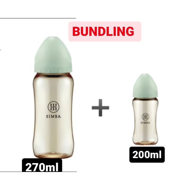 Jual SIMBA Bottle PPSU Bundling (270ml + 200ml) | Shopee Indonesia