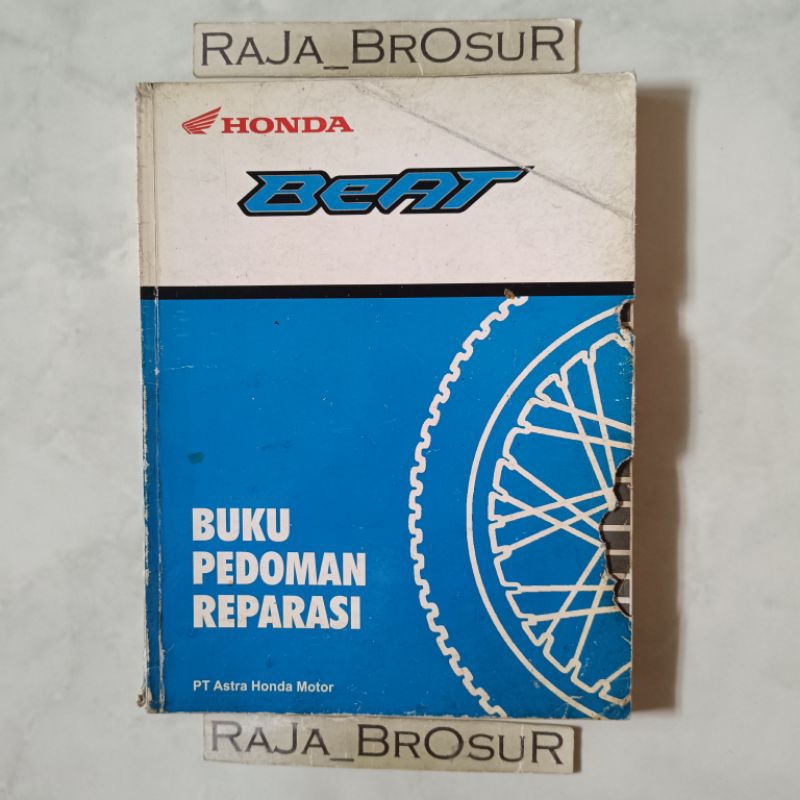 Jual Buku pedoman reparasi/Manual book Honda Beat Karburator Karbu KVY ...
