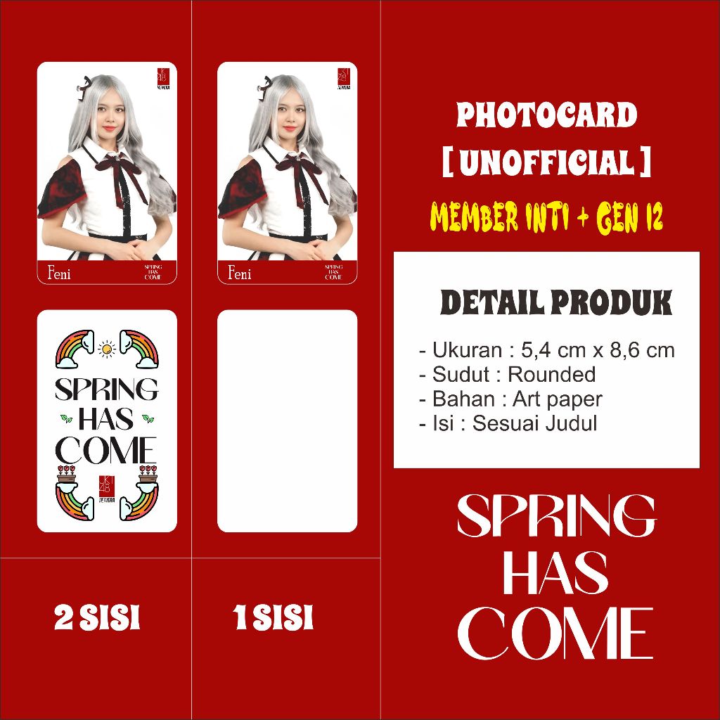 Jual SPRING HAS COME isi 41 pcs - Photocard JKT48 [ UNOFFICIAL ...