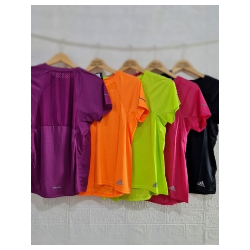 Jual Baju kaos running gym fitnes senam sepeda olahraga wanita JLAD ...