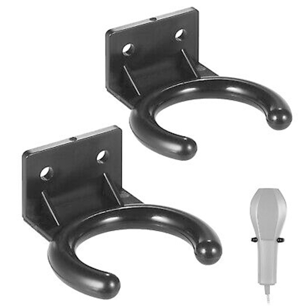 Jual 2pcs Wall Mount Mic Holder Plastik Hanger Microphone Mount Holder ...