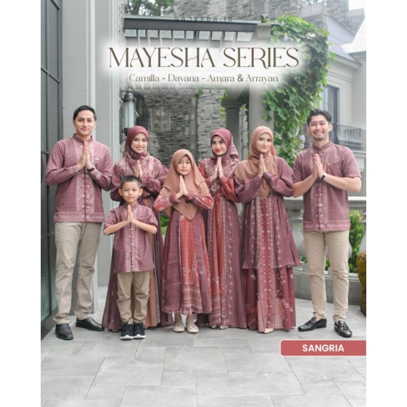 Jual MAYESHA SERIES BY SAJEEDA [PO] (harga DP dikirim gift dulu ...