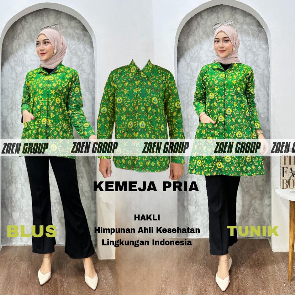 Jual BATIK HAKLI (HIMPUNAN AHLI KESEHATAN LINGKUNGAN INDONESIA) SERAGAM ...