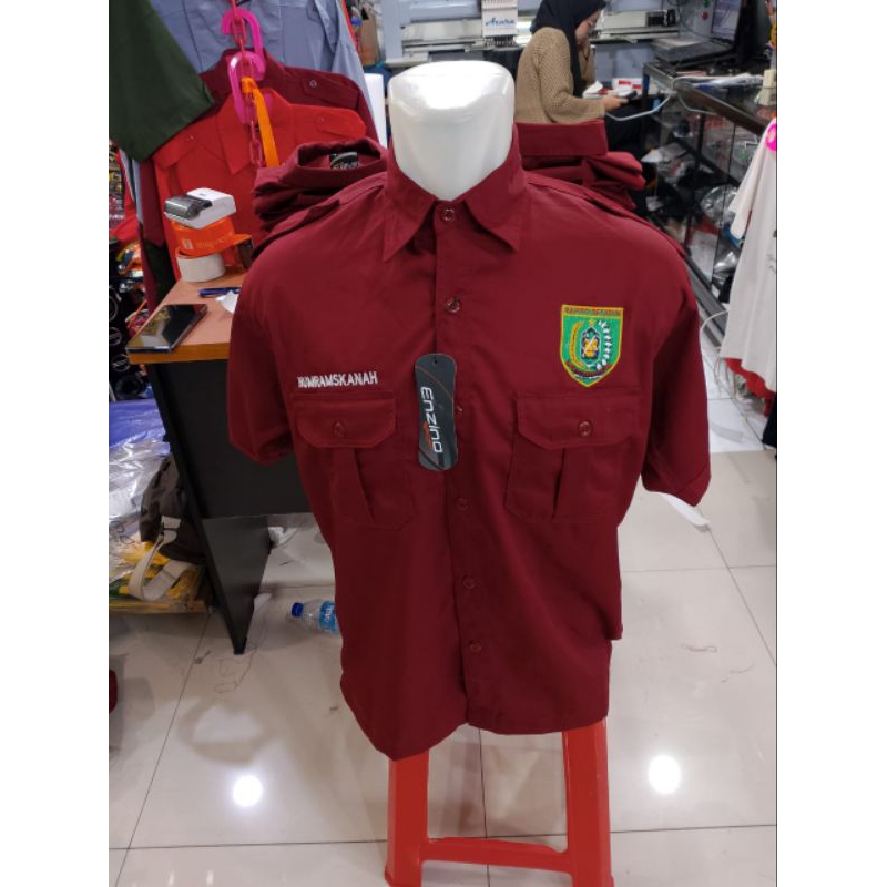Jual kemeja kerja perangkat desa seragam kerja bpd baju pdh tpk ...