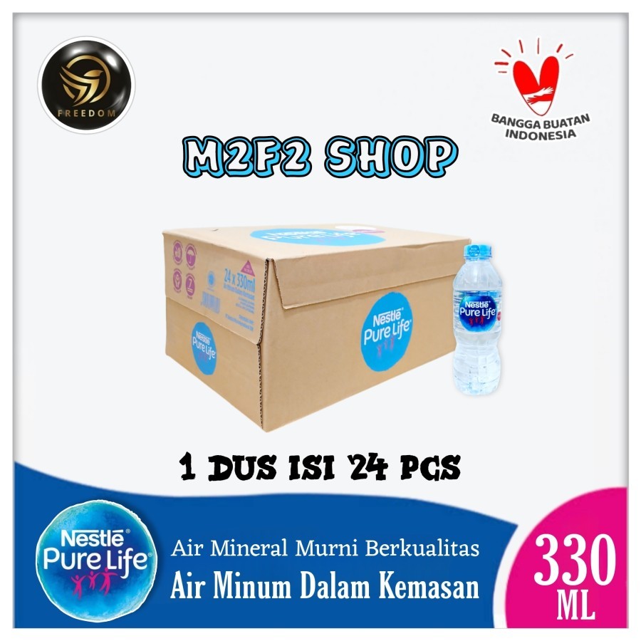 Jual Air Mineral Nestle Pure Life Botol Mini Pet - 330 ml (Kemasan Karton) | Shopee Indonesia