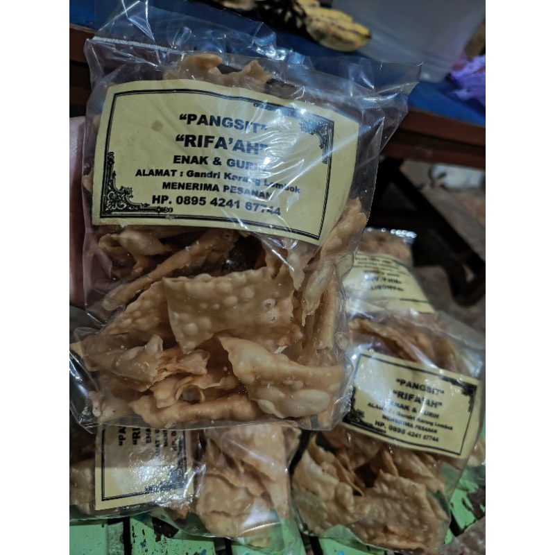 Jual Pangsit Kue bawang gurih renyah homemade | Shopee Indonesia