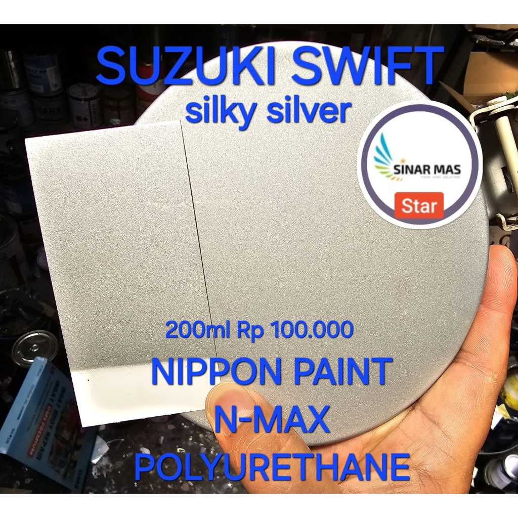 Jual Cat SILKY SILVER SUZUKI SWIFT cat mobil cat PU cat Nippon Paint ...
