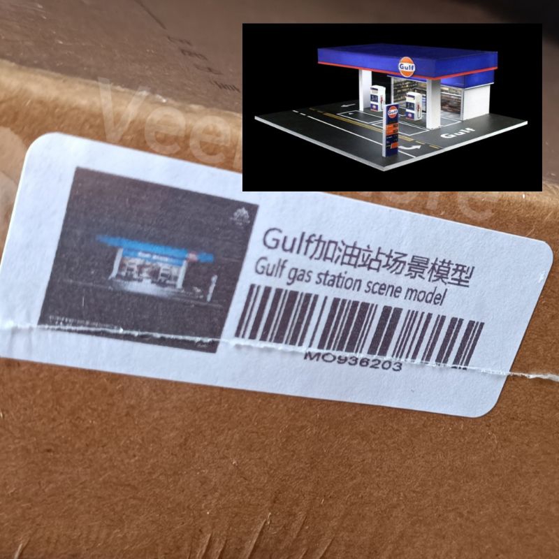 Jual Figure 1:64 Diorama SPBU Gas Station GULF [More Art] with Lighting ...